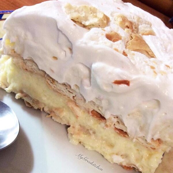 Γλυκο ψυγειου με κρεμα λεμονι - Mygreekitchen
