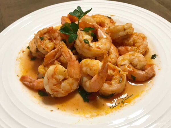 Garides Saganaki - Mygreekitchen