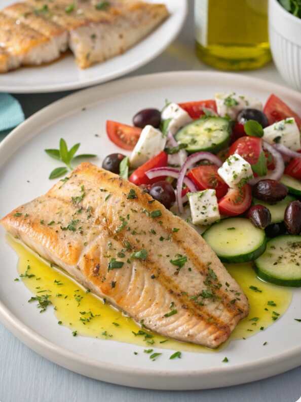Baked Lavraki Fillets - Mygreekitchen